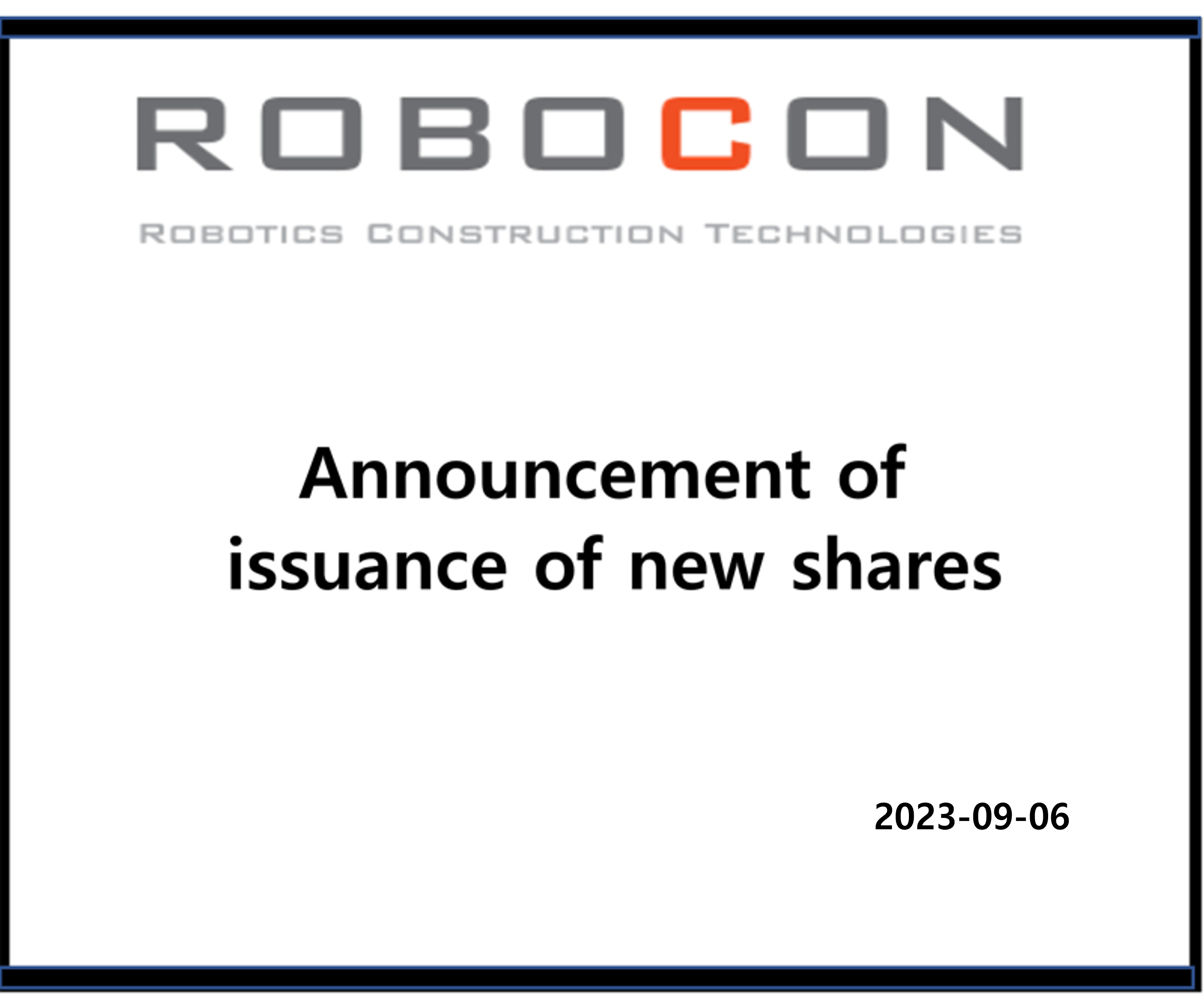 Robocon Technologies Corp.